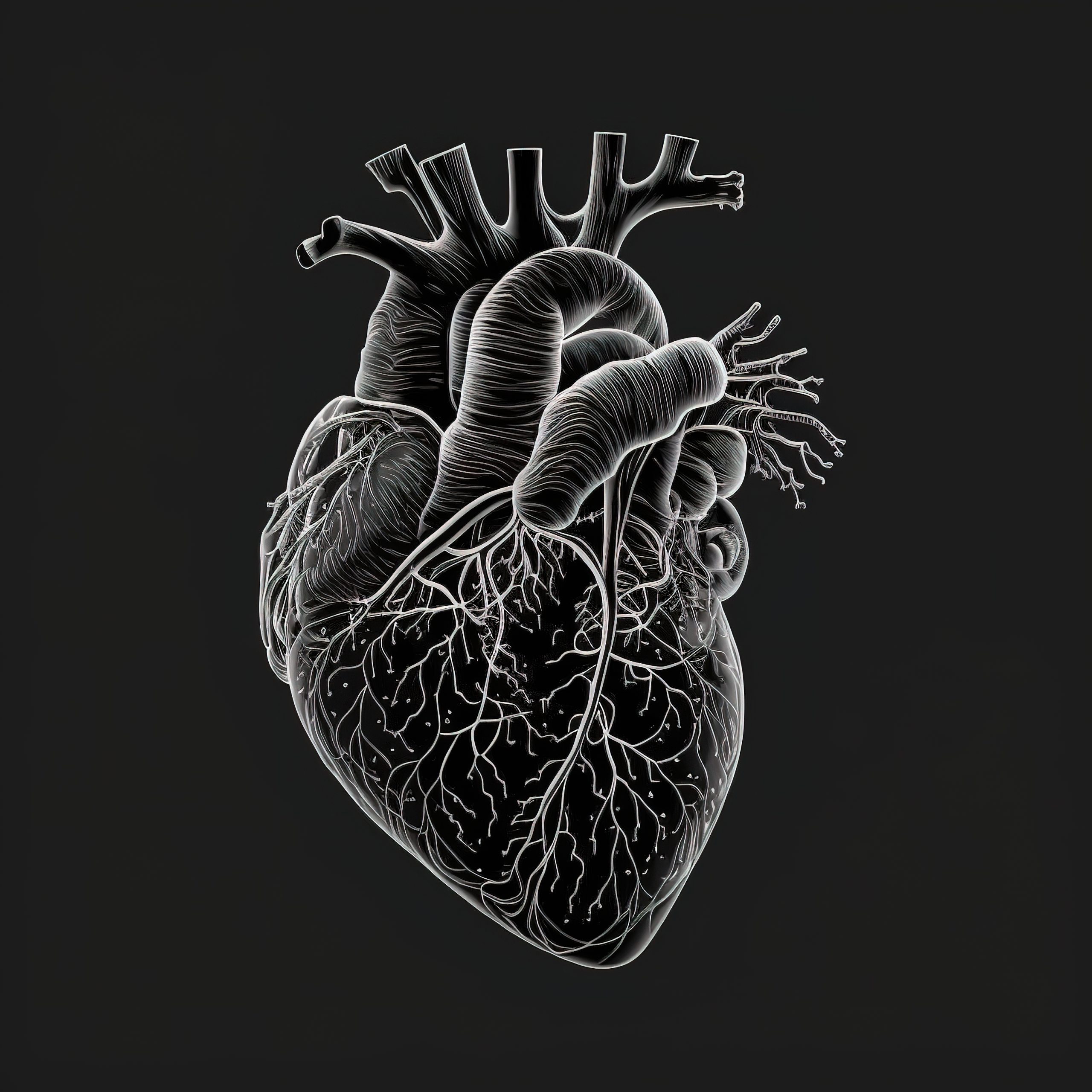human-heart-illustration-glowing-design-3d-effect-with-isolated ...