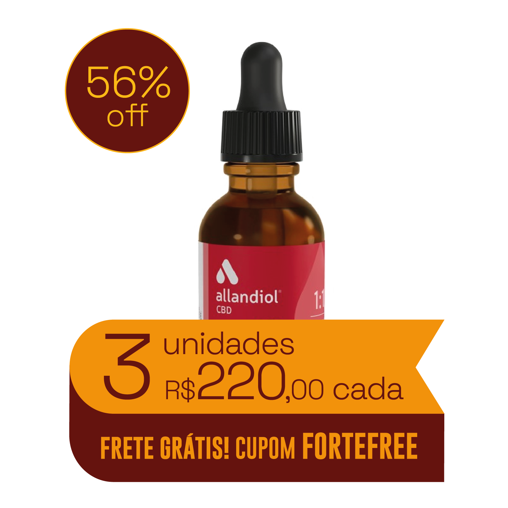 Promoção Allandiol Forte 1:1 | Biocase